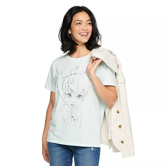 Disney | Tops | Nwt Disney Tinkerbell Short Sleeve Tee Shirt | Poshmark